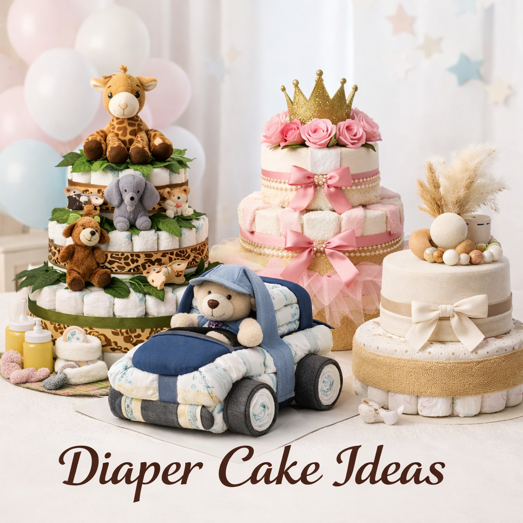 Creative Diaper Cake Ideas for Baby Showers and Gifts